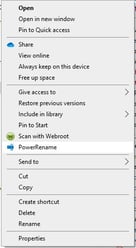 Use PowerRename utility to bulk amend Windows filenames